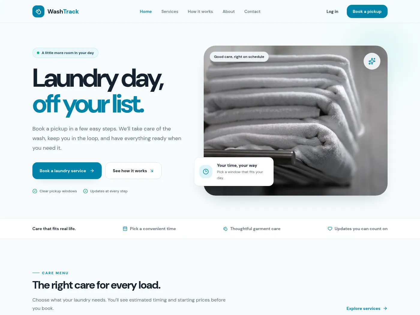 WashTrack Laundry Management