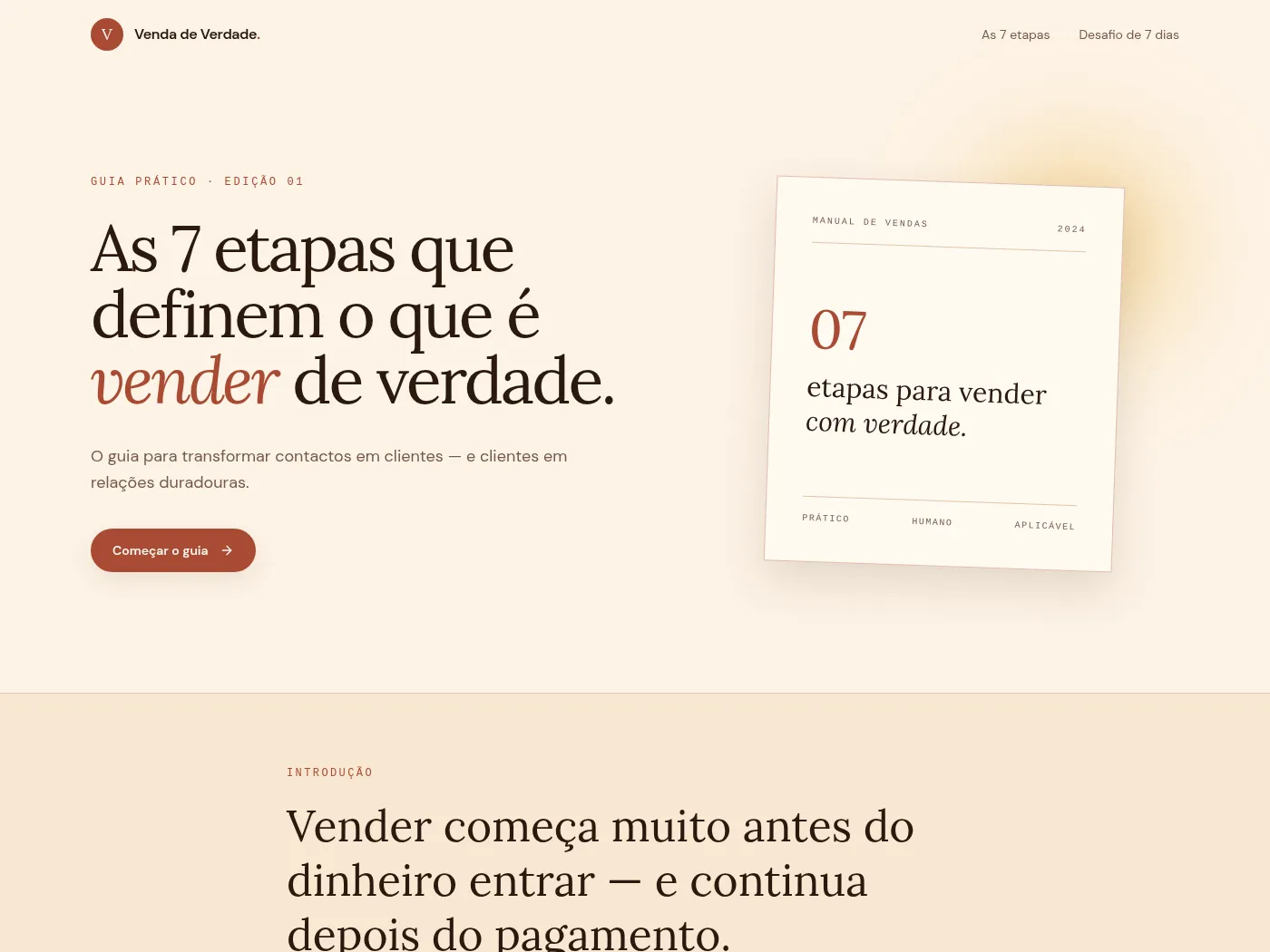 Venda de Verdade Guide
