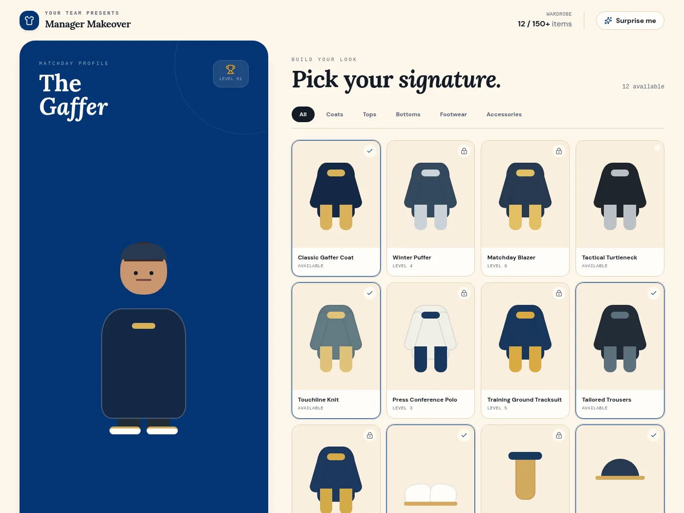 Manager Makeover Game