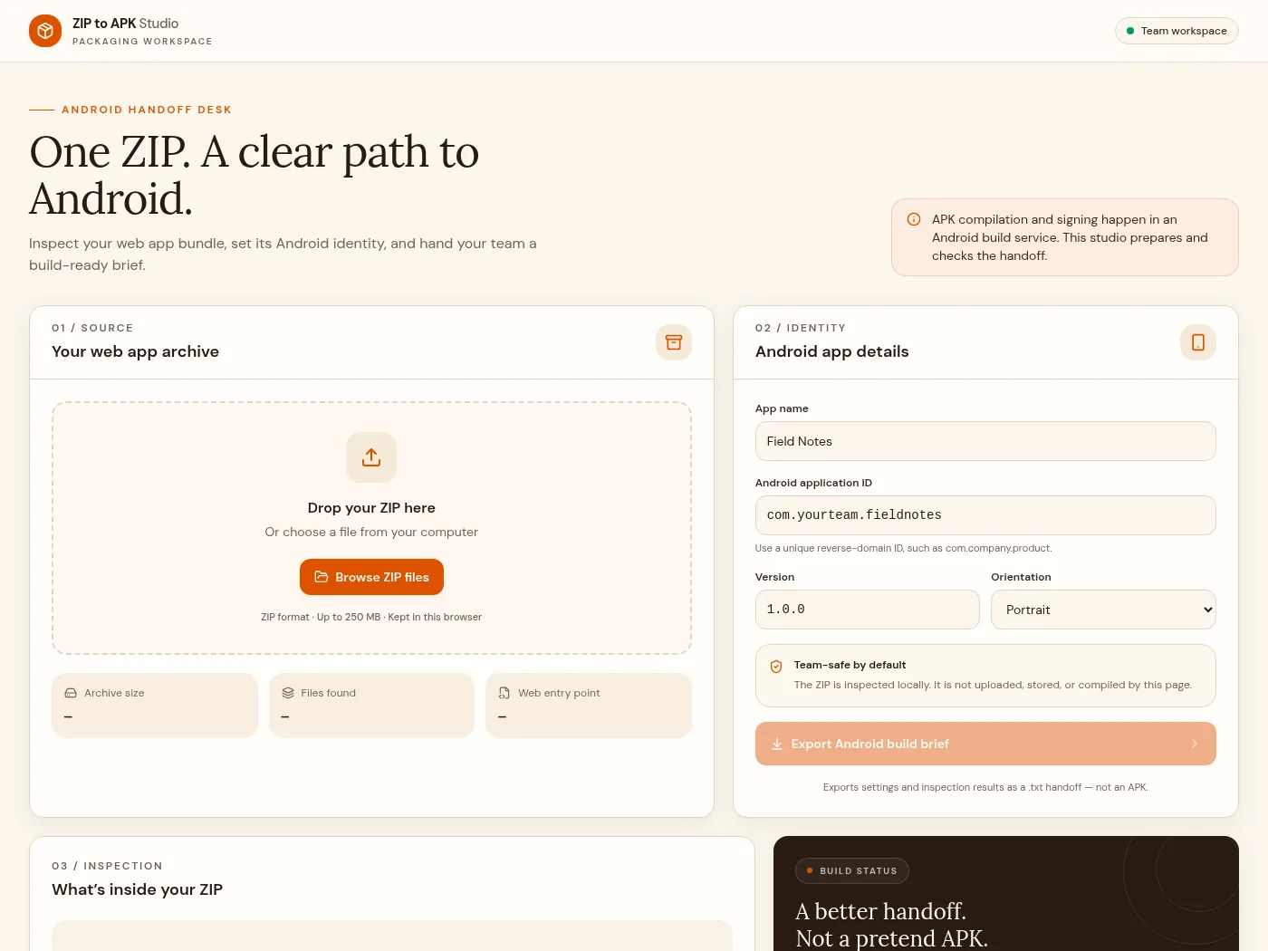 ZIP to APK Studio