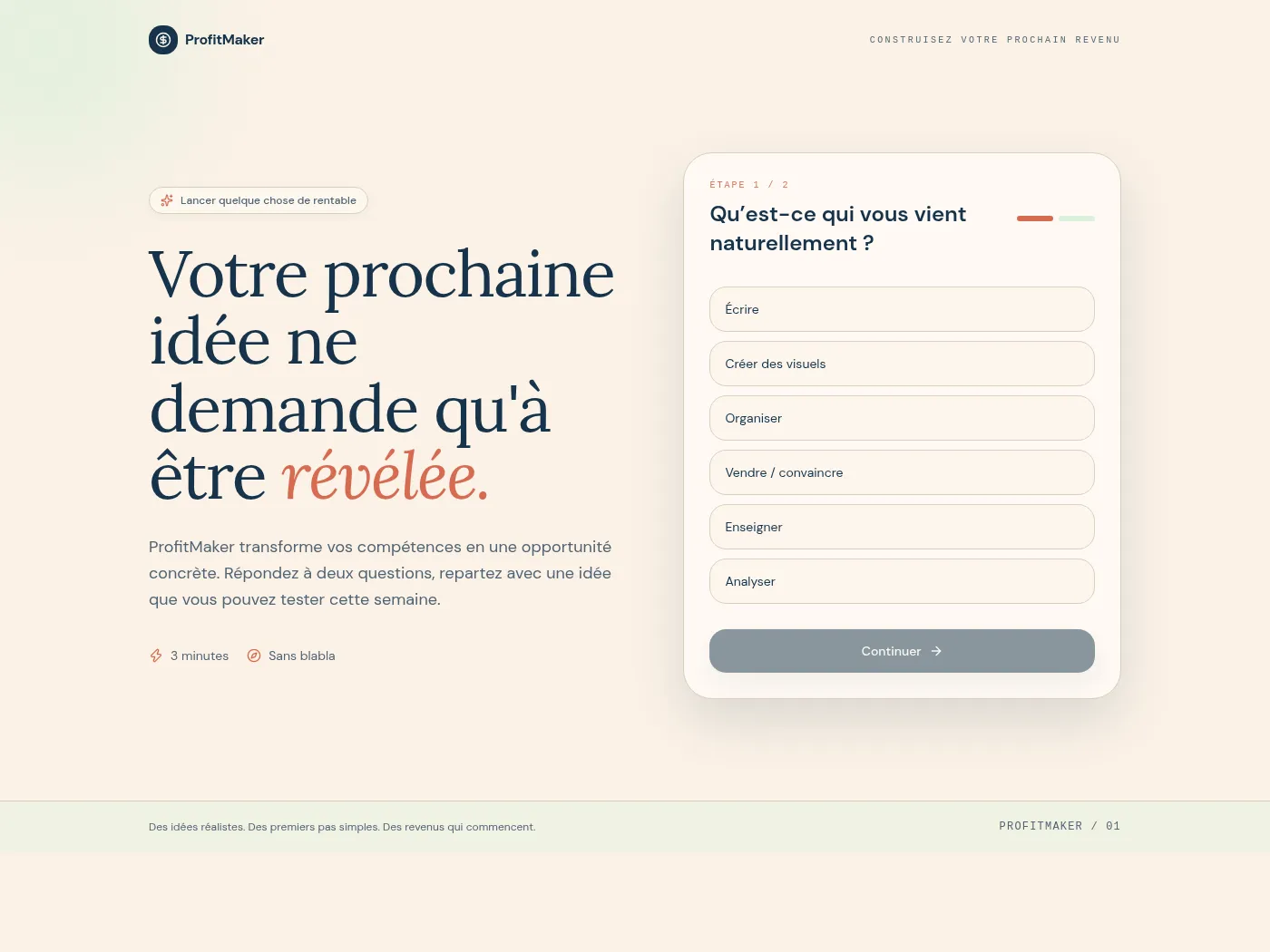 ProfitMaker App