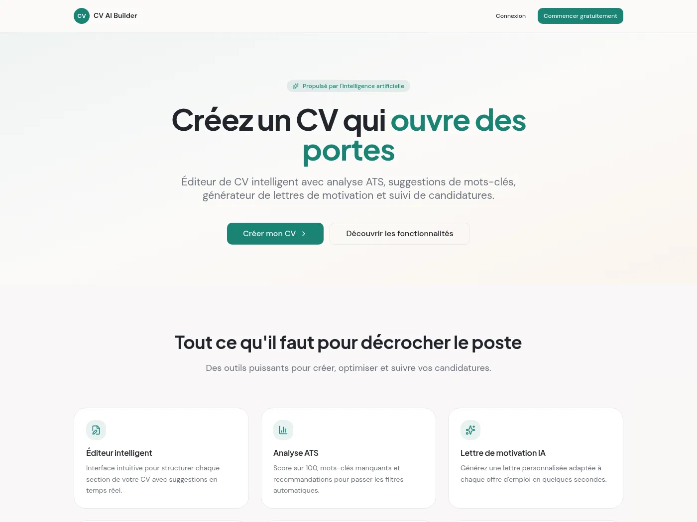 CV AI Builder