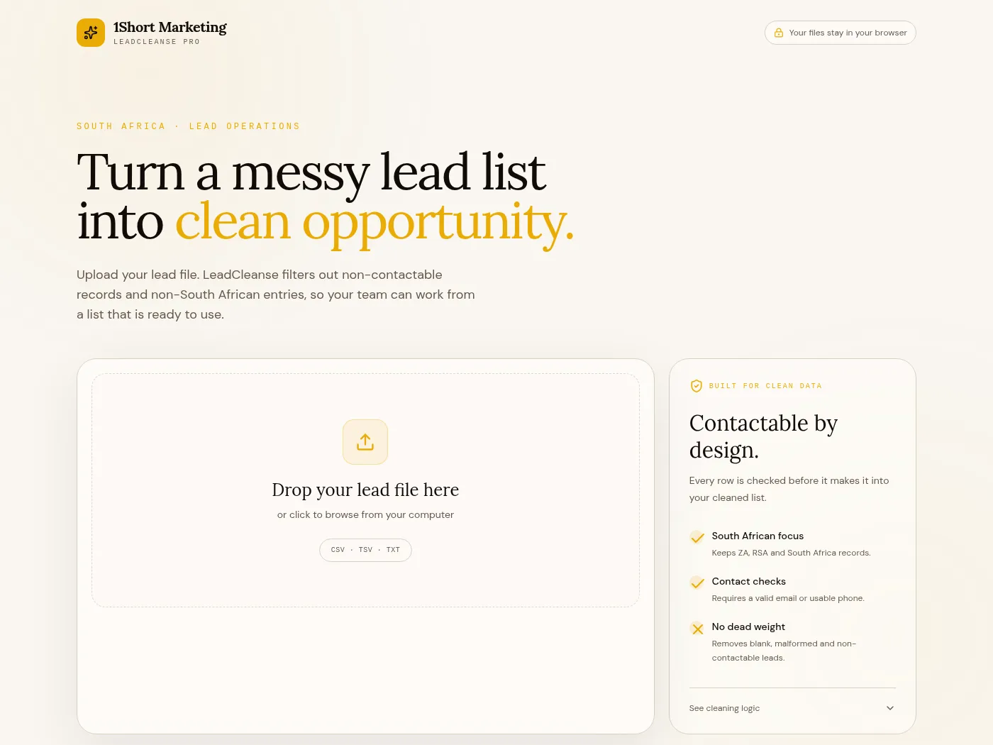 LeadCleanse Pro