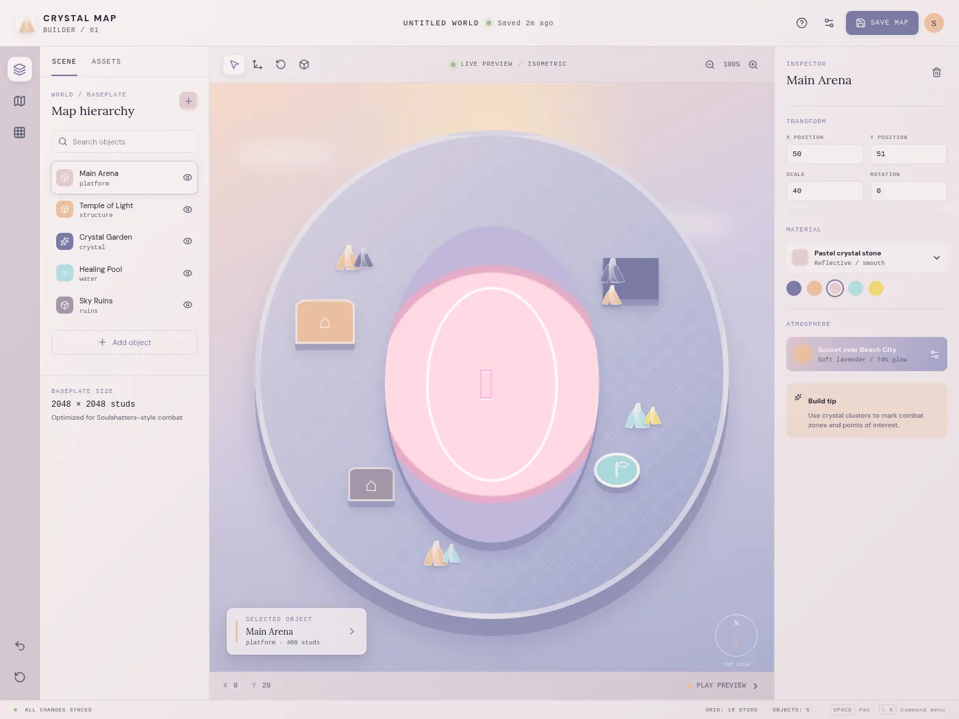 Crystal Map Builder