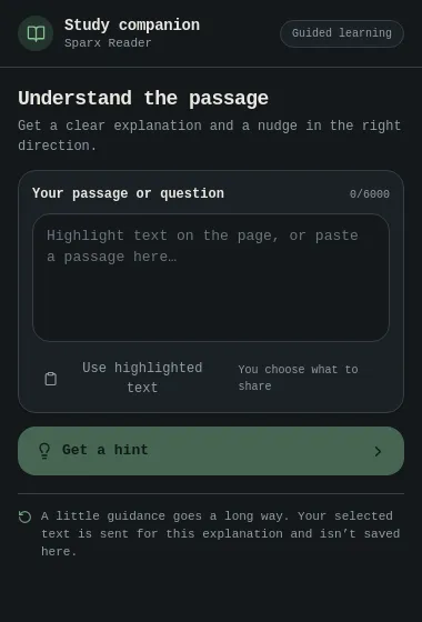 Sparx AI Study Helper