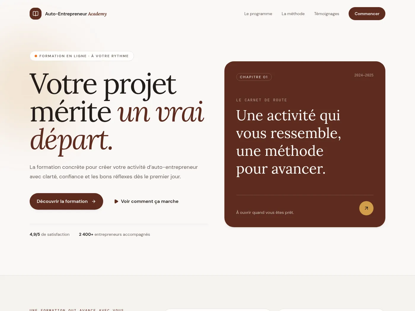Auto-Entrepreneur Academy