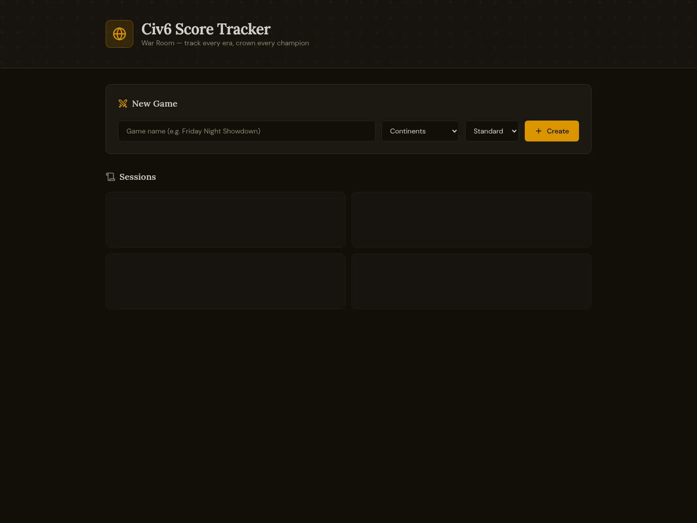 Civ6 Score Tracker