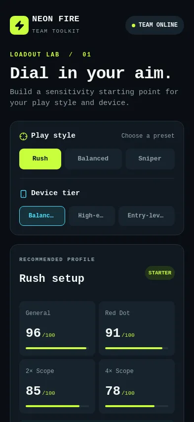 Neon Fire Toolkit