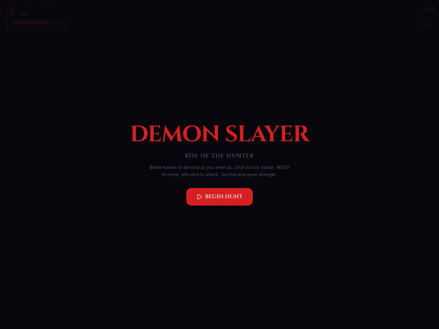 Demon Slayer 3D Game