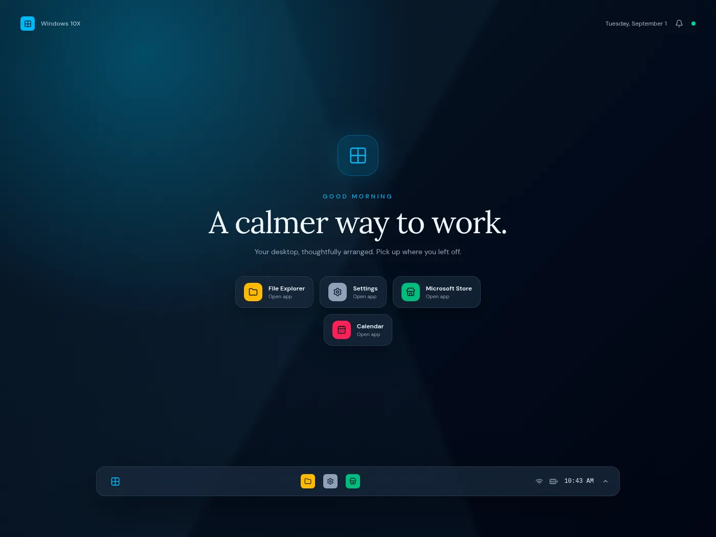 Win10X Web Experience