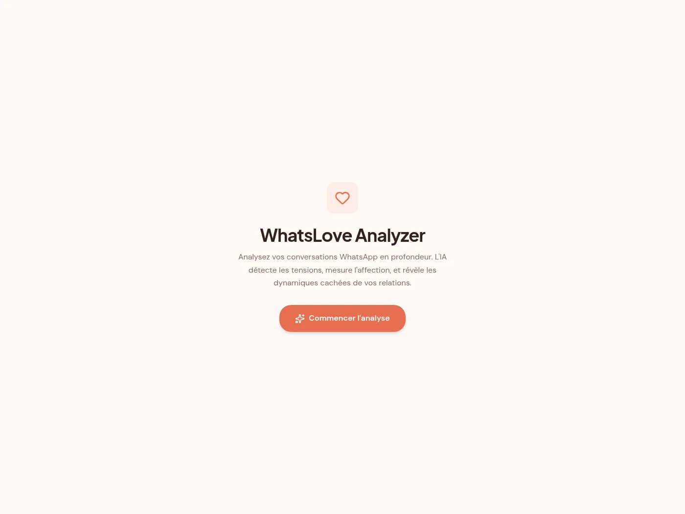 WhatsLove Analyzer