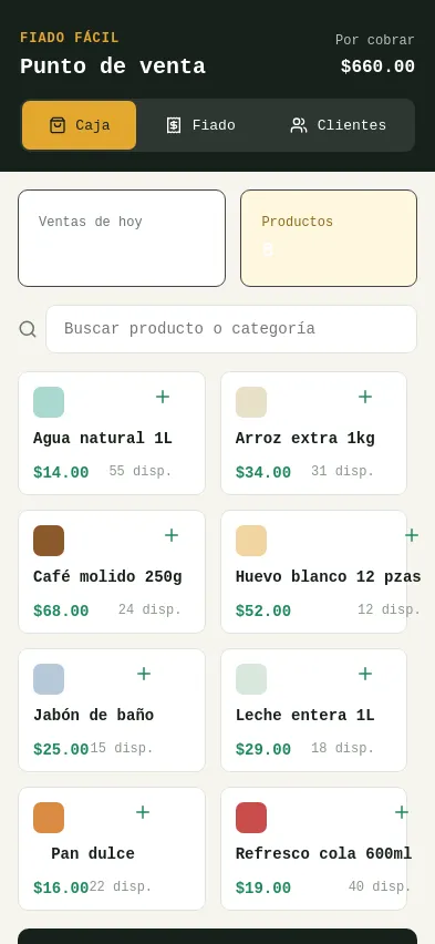 POS con Fiado Fácil