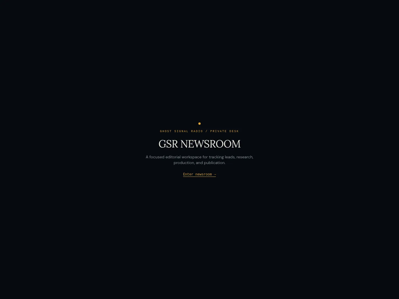 GSR NEWSROOM