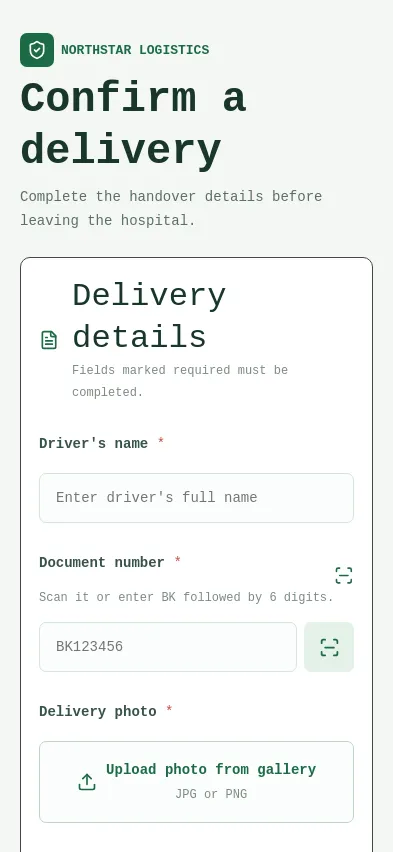 Netsuite Delivery App