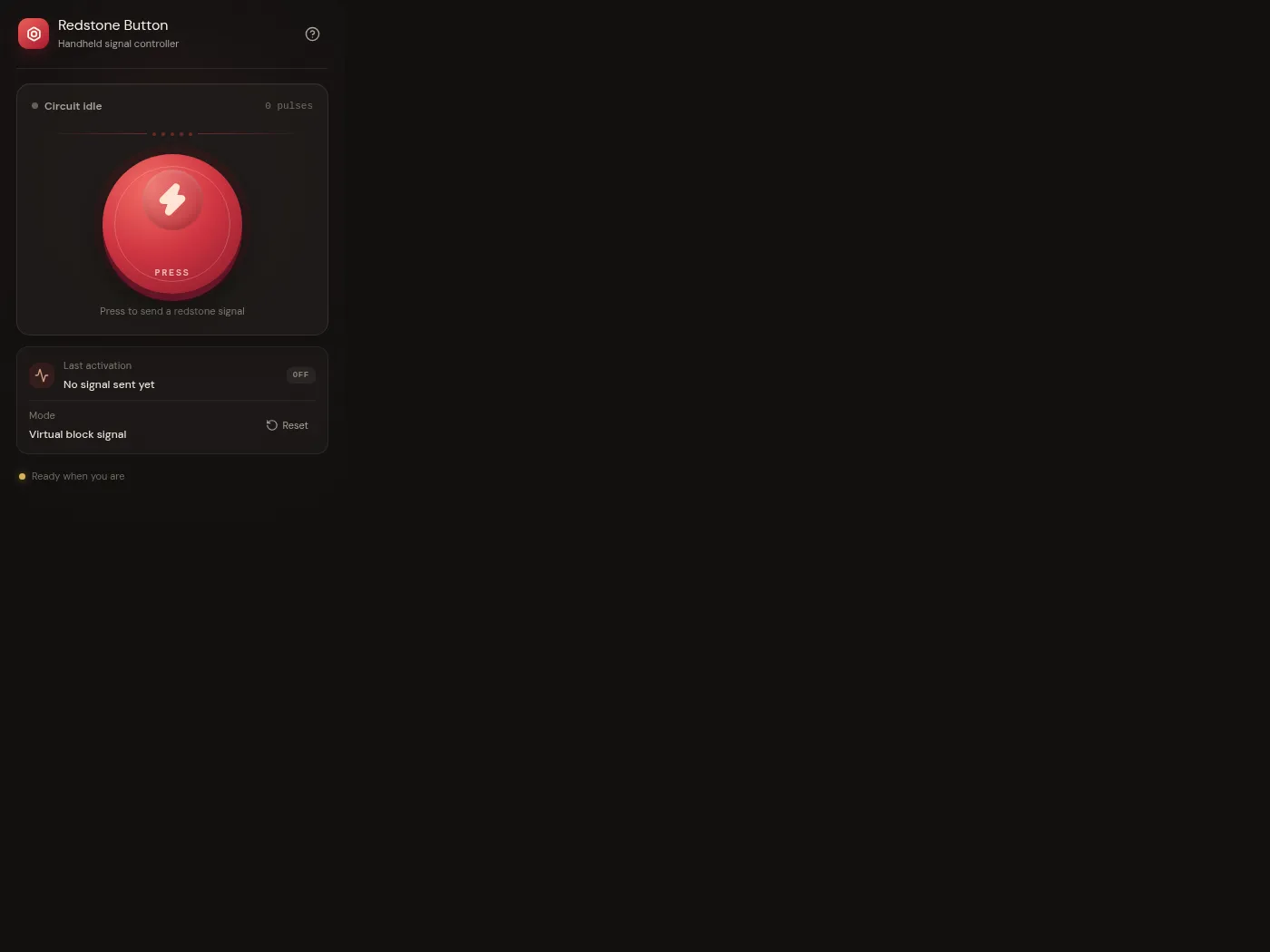 Handy Redstone Button