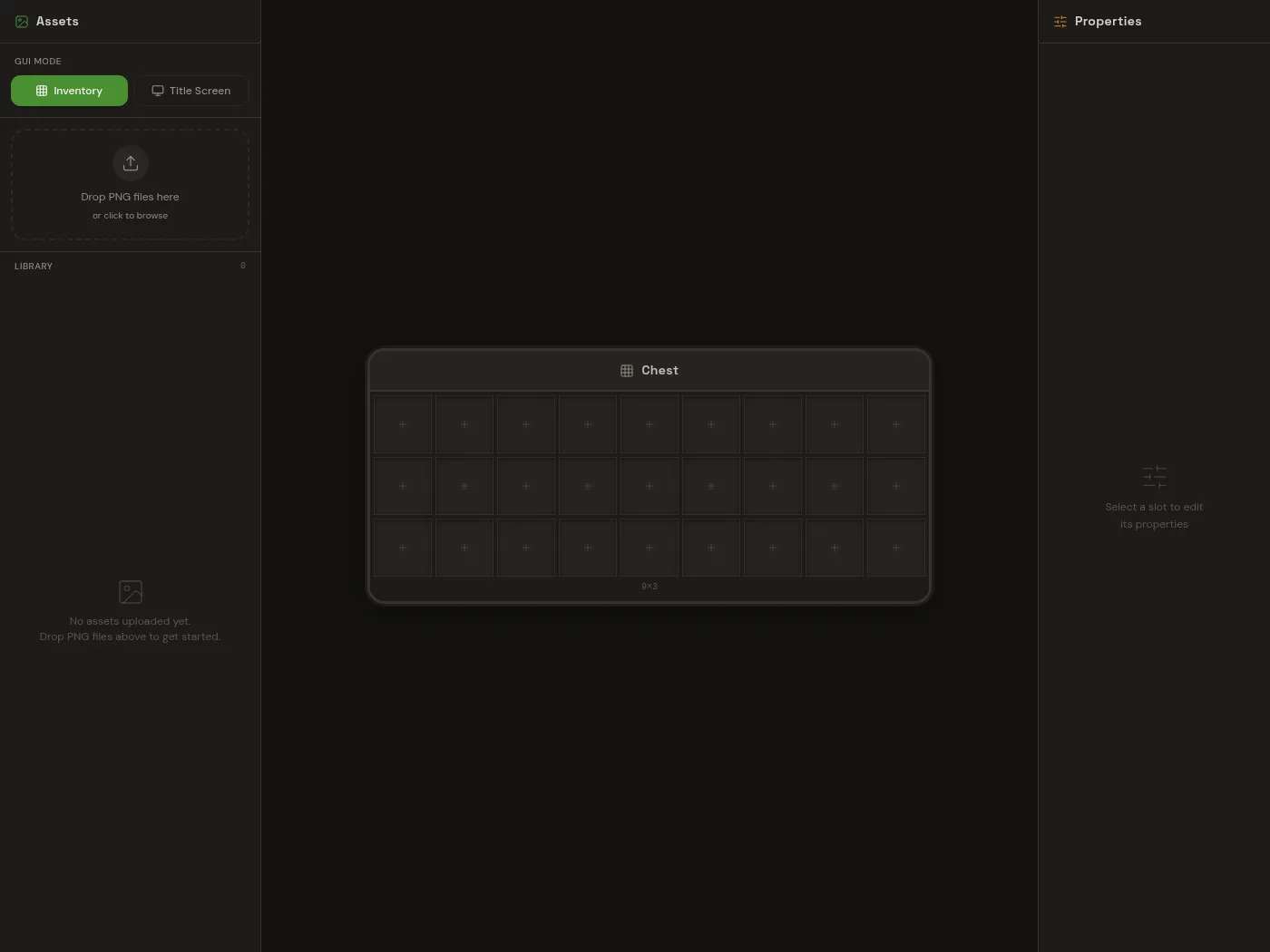 MineGUI Designer