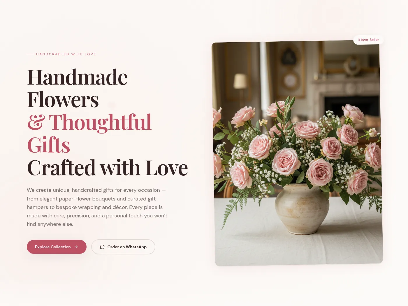 LuxCraft Gifts Website