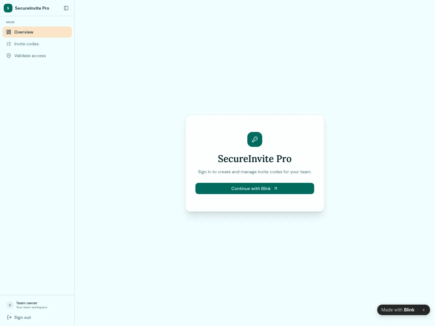 SecureInvite Pro