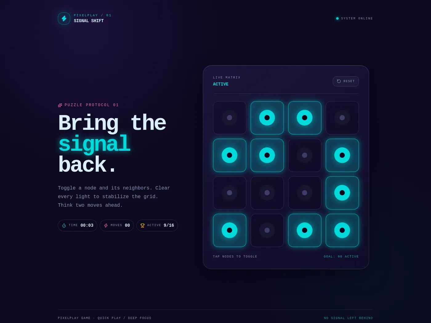 PixelPlay Game