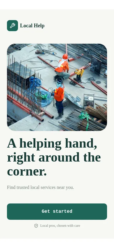 Local Help App