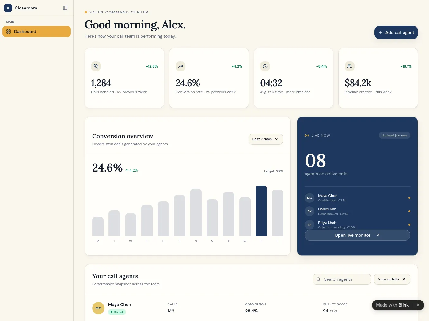 Smart Sales Agent Hub