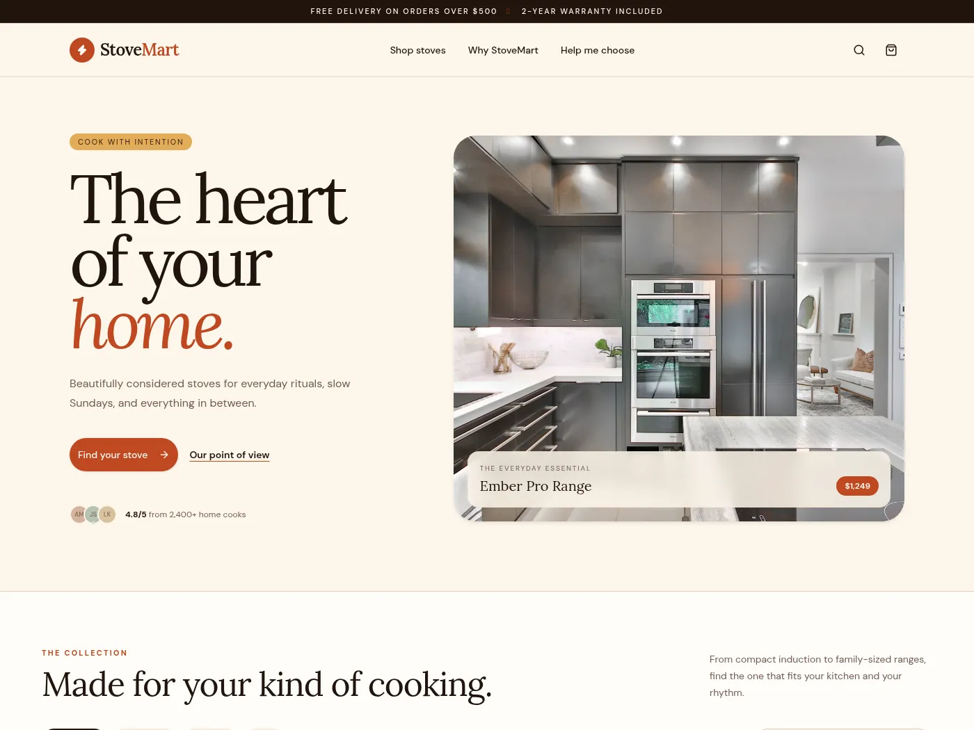 StoveMart Online Store