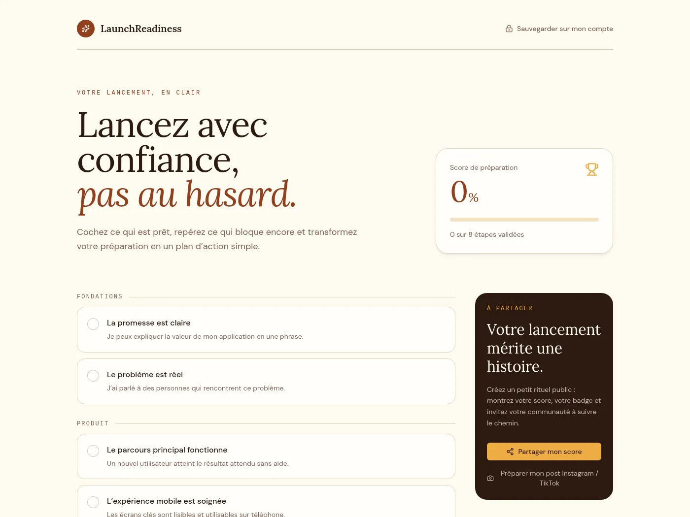 LaunchReadiness Checker