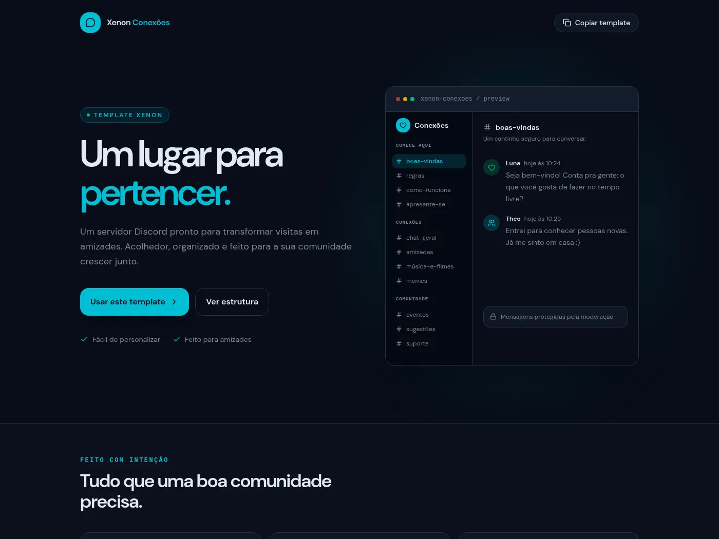 Servidor Xenon Conexões