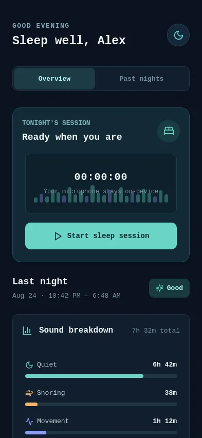 Sleep Sound Analyzer