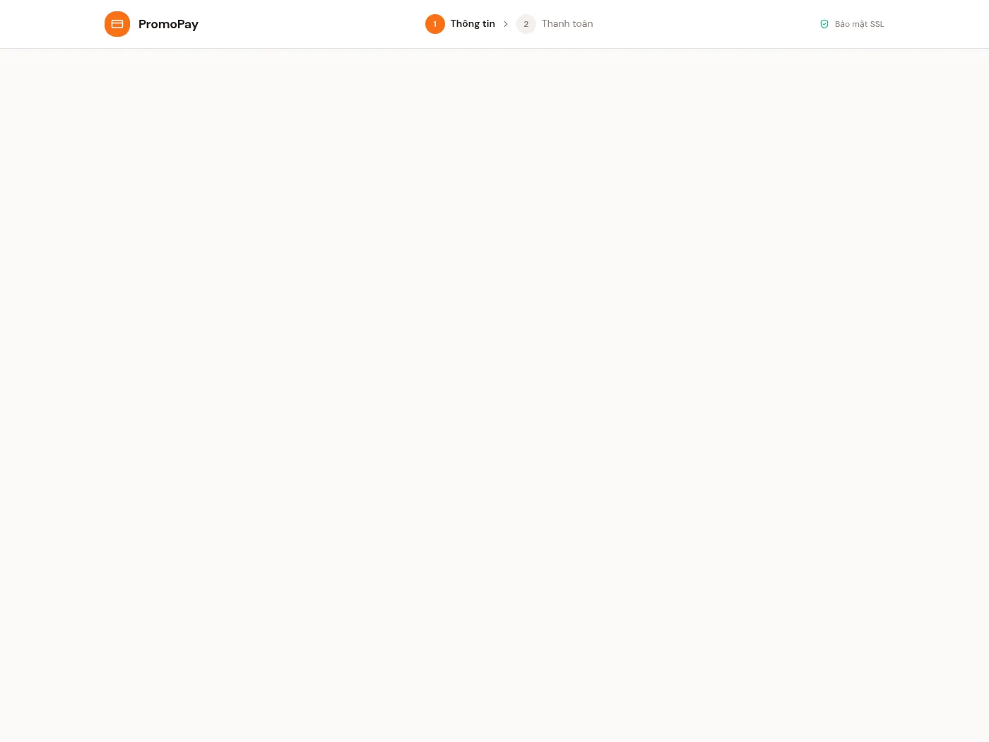 PromoPay Confirmation UI