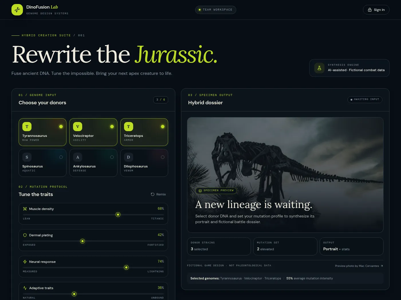 DinoFusion Lab