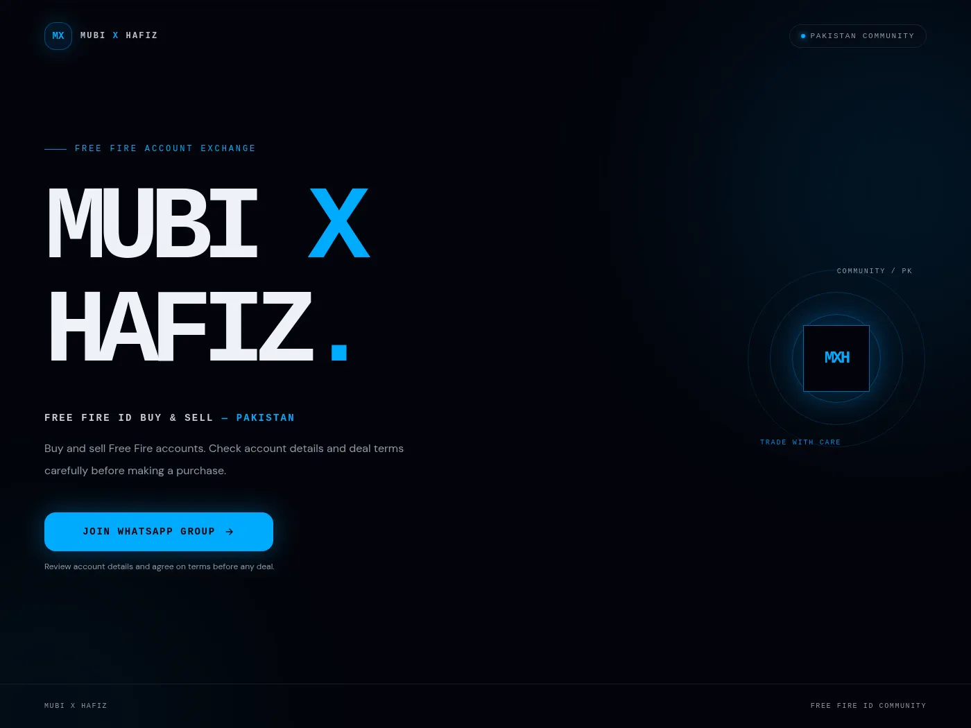 MUBI X HAFIZ Landing