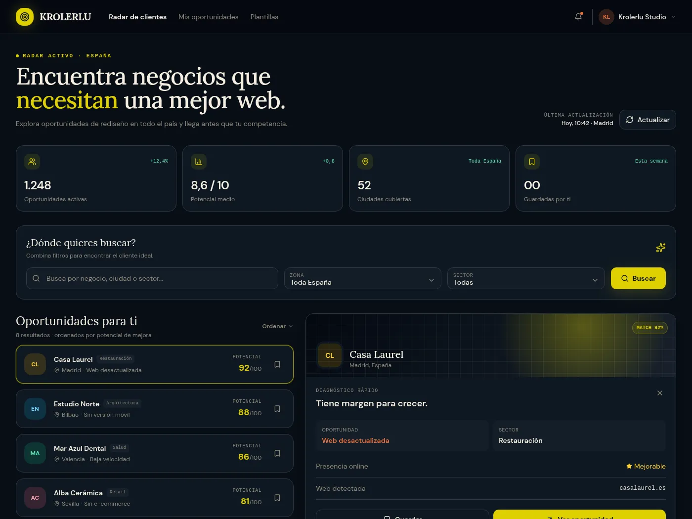 KROLERLU Client Finder