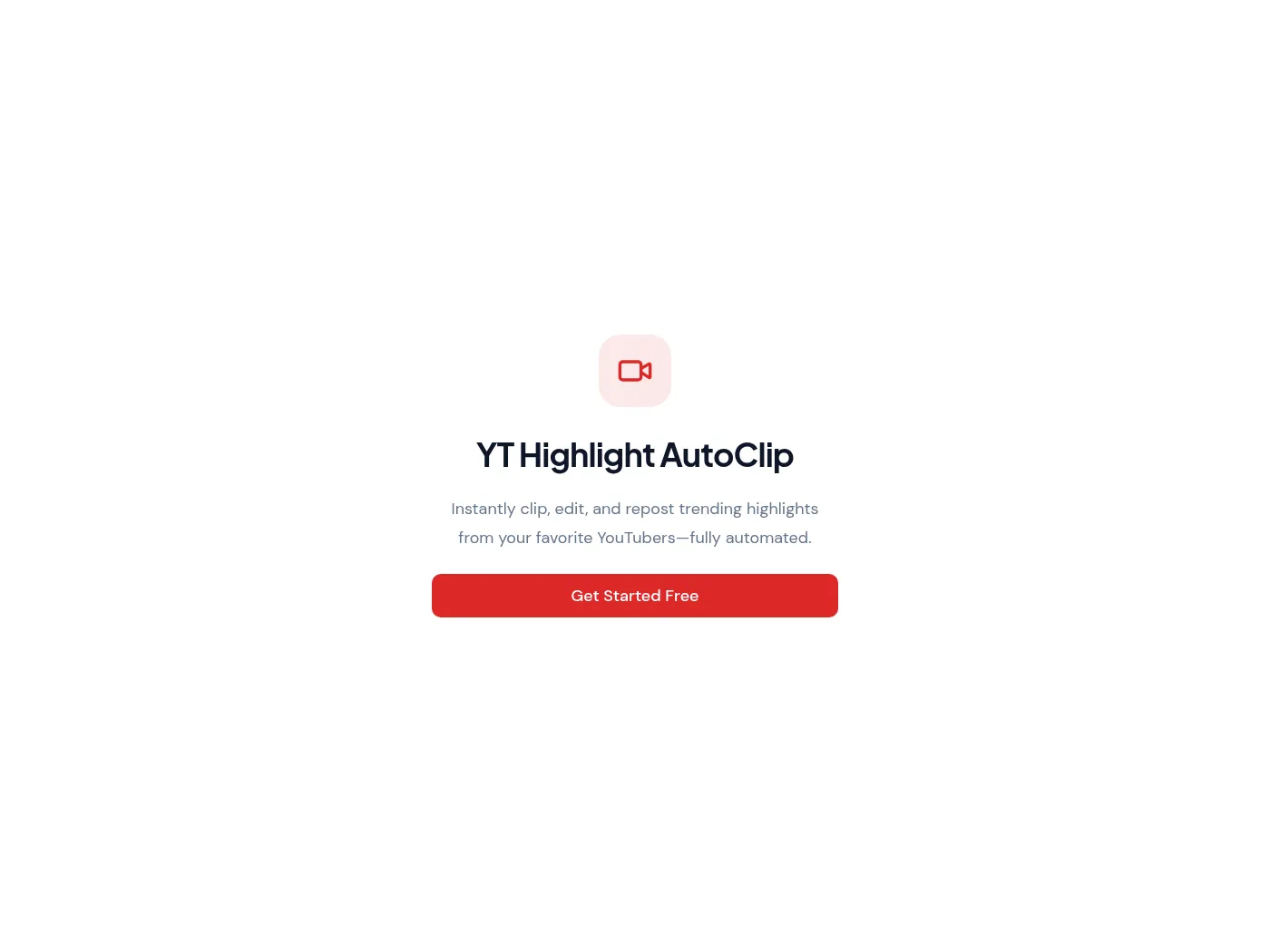 YT Highlight AutoClip