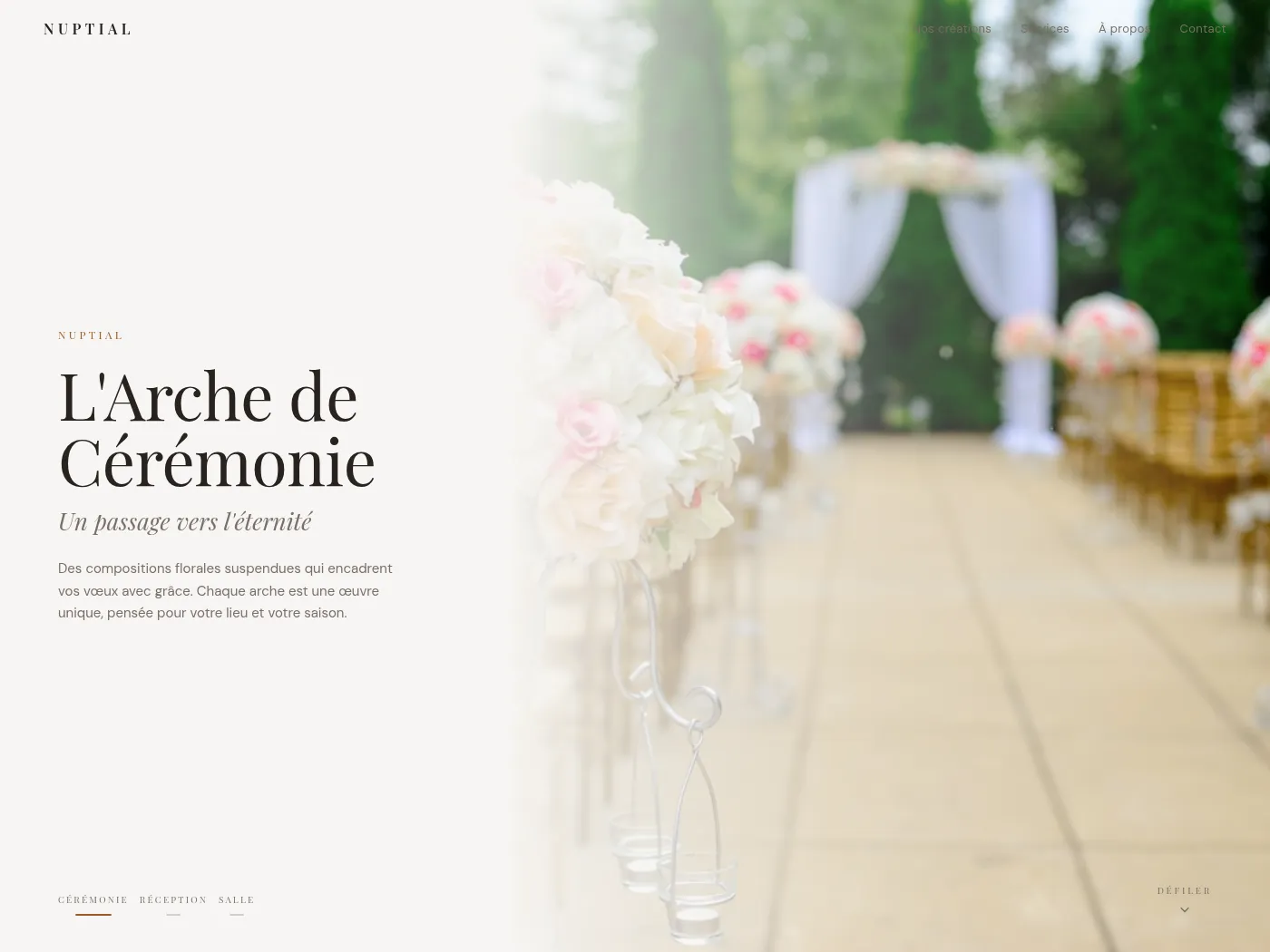 Nuptial Decor Site