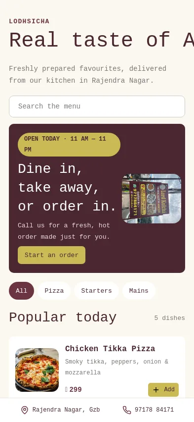DineEase Mobile