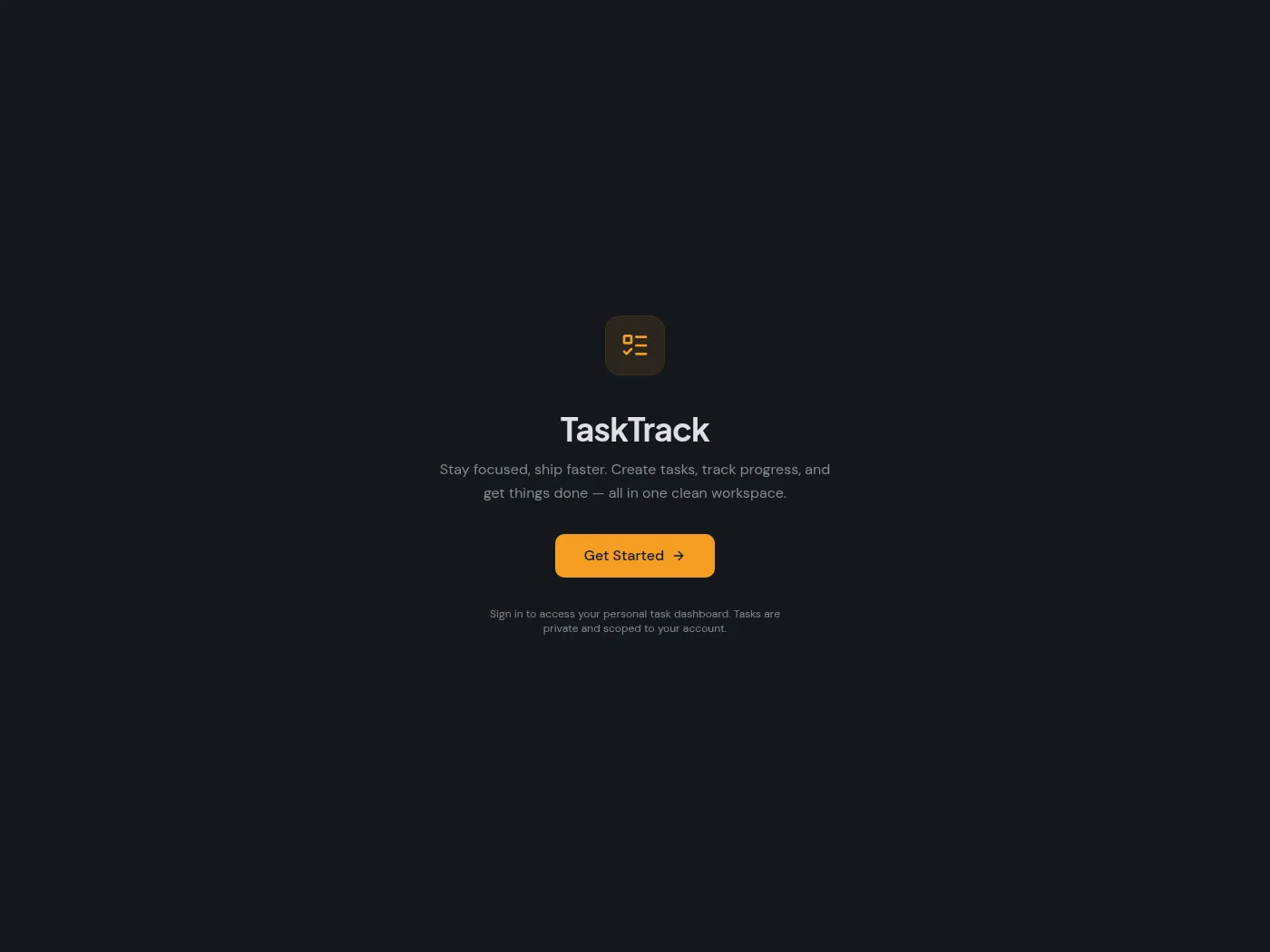 TaskTrack Web App