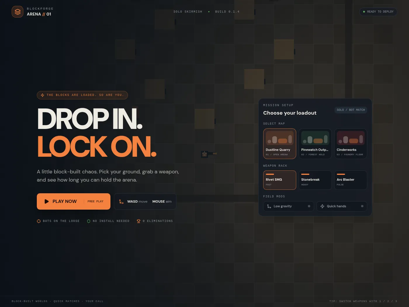 BlockForge Shooter