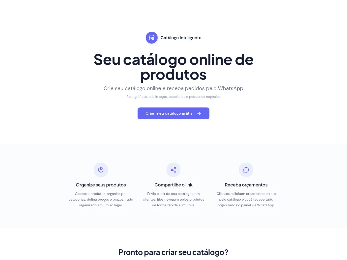 Catálogo Inteligente SaaS