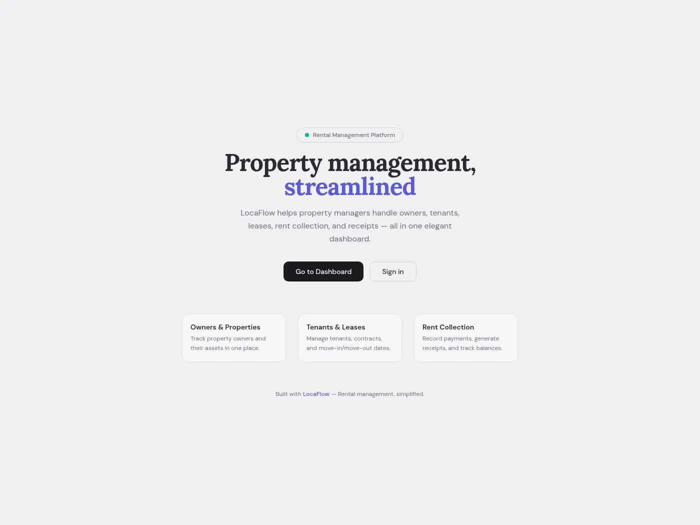 LocaFlow Manager