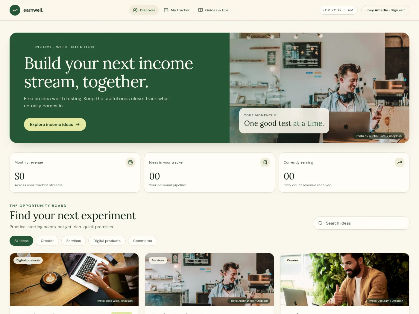 Income Discovery Hub