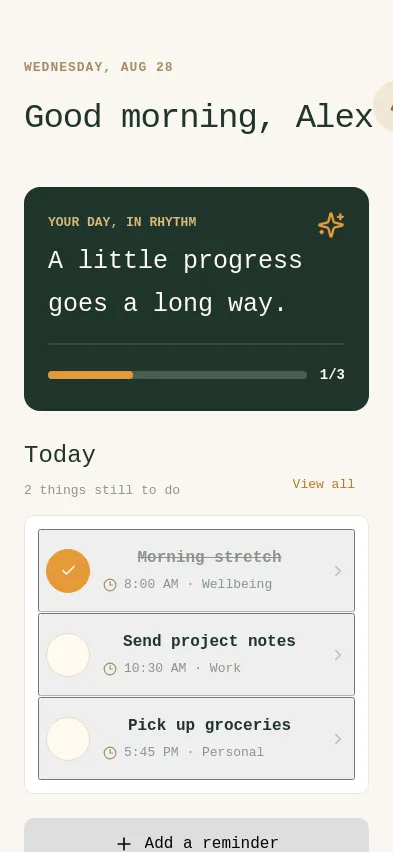 Chime Reminder App