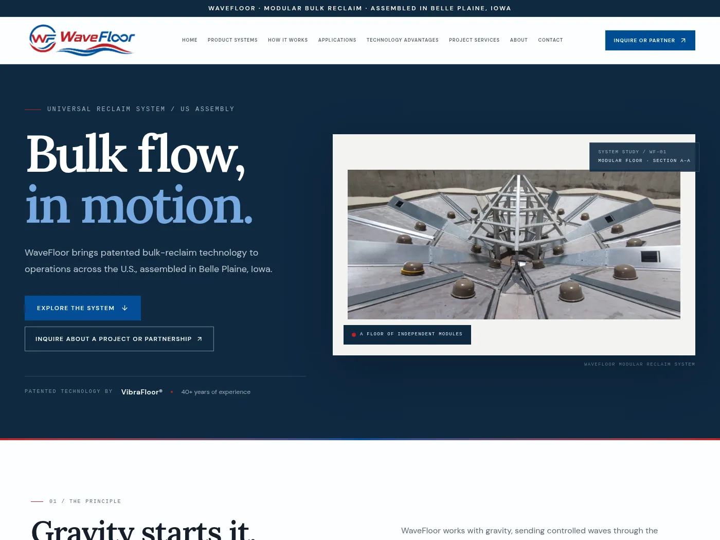 WaveFloor Launch Website