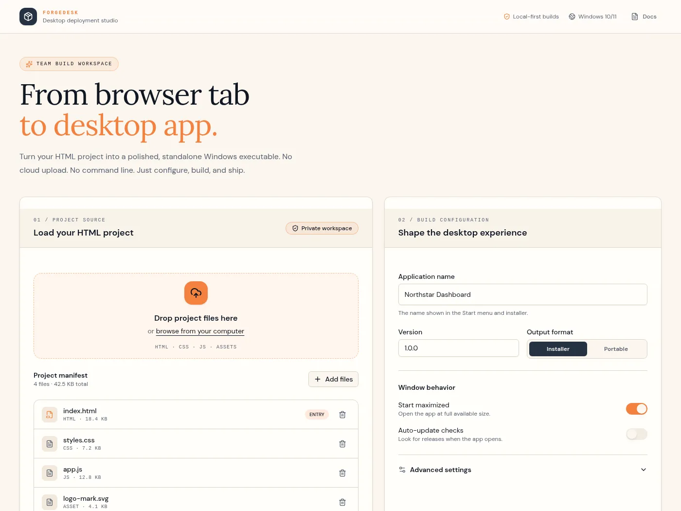 HTML to EXE Converter