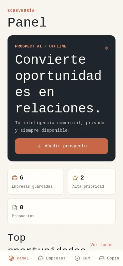 ProspectAI Local CRM