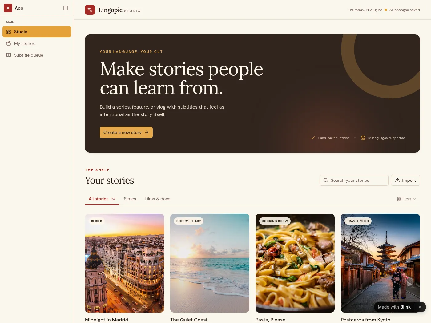Lingopie Studio