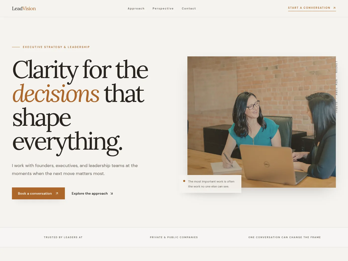 LeadVision Consultant Web