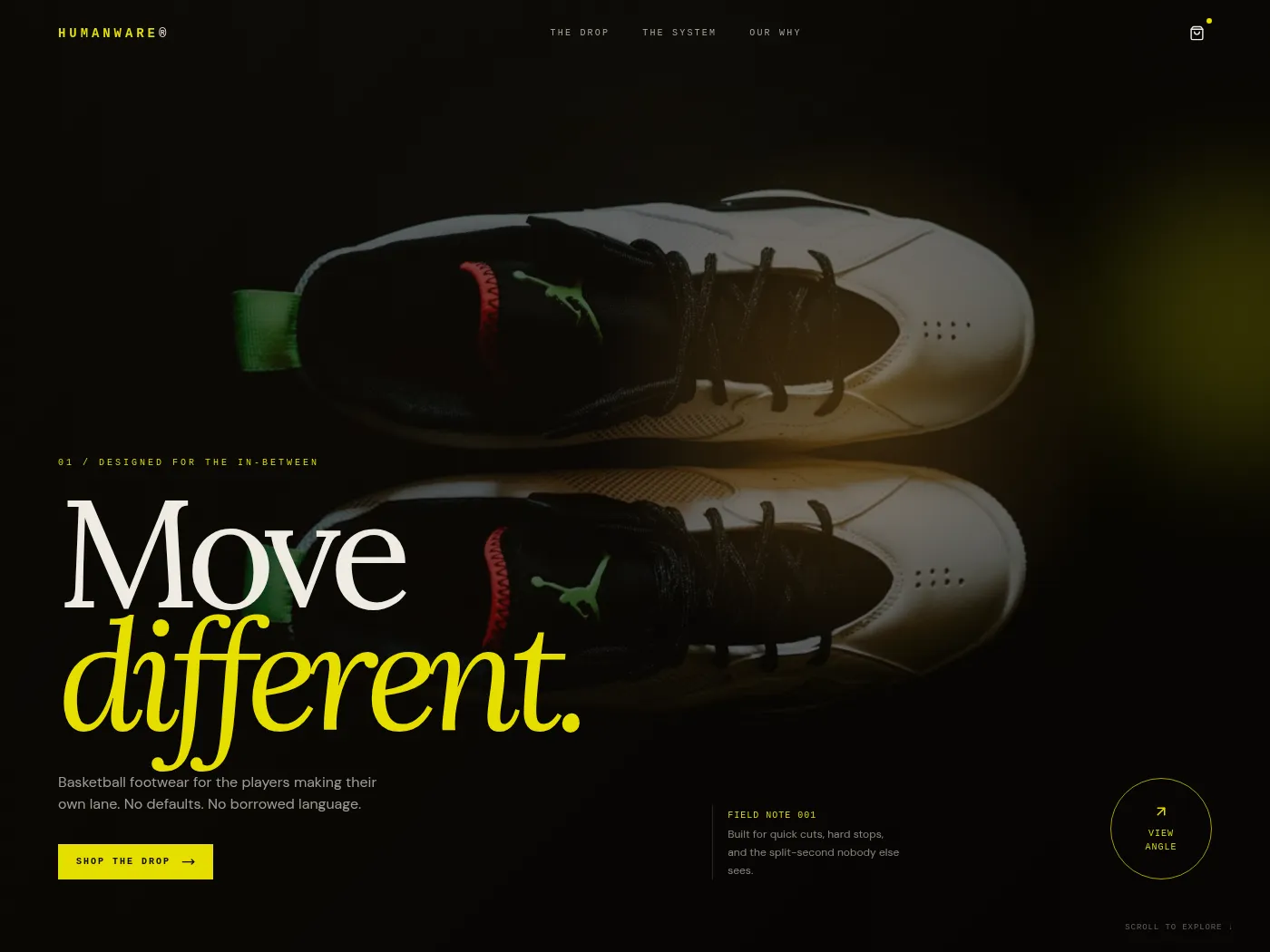 Humanware Shoe Brand Site