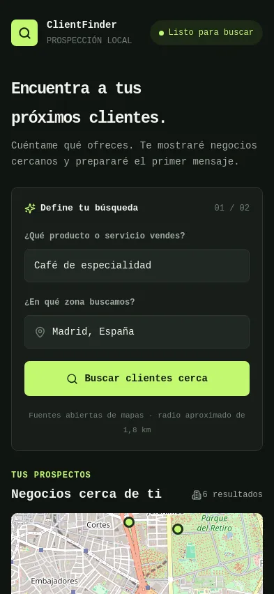 ClientFinder Mobile