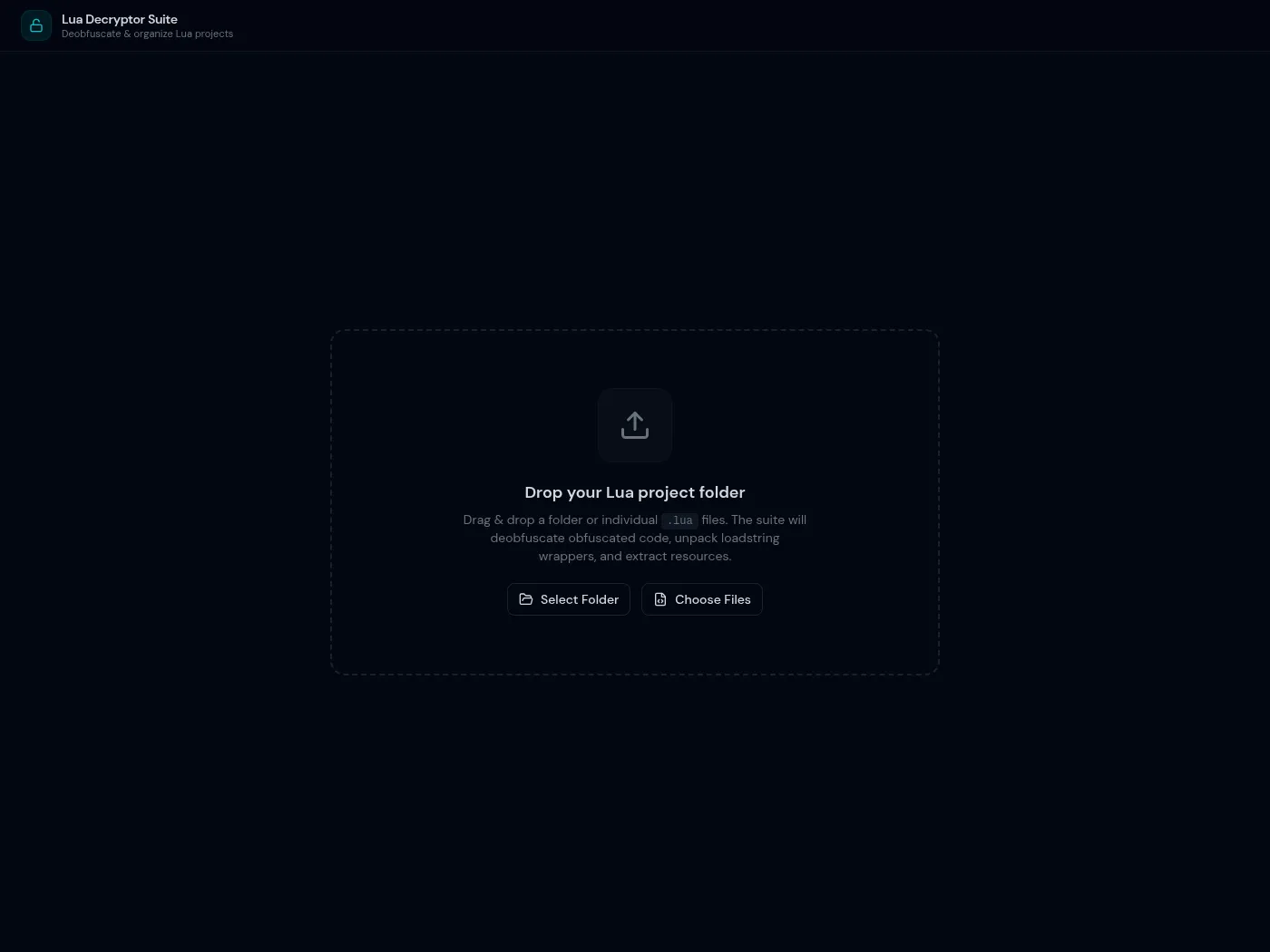 Lua Decryptor Suite